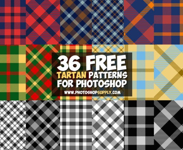 Photoshop Tartan Plaid Patterns Free - Photoshop Supply